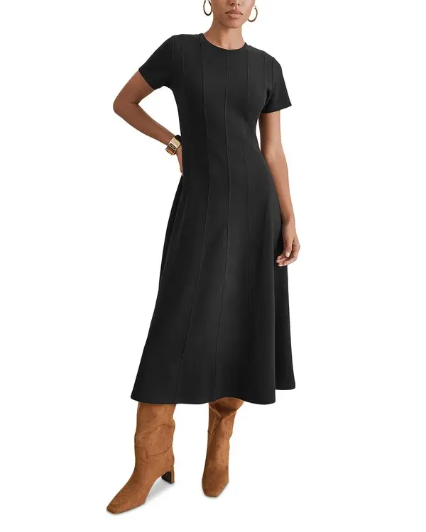 Splendid Winslow Short Sleeve Midi Dress