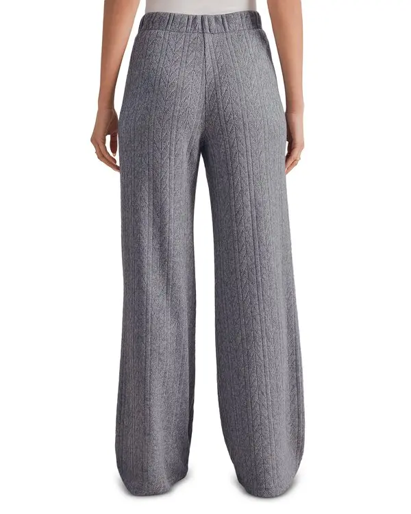 Splendid Sweatersoft Wide Leg Pants - Heather Dark Navy