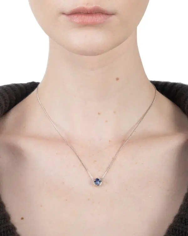 Alexis Bittar Asterales Solitaire Necklace - Silver
