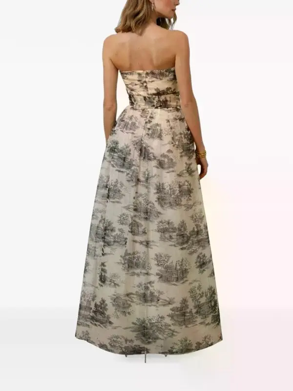 Max Mara Printed Maxi Dress