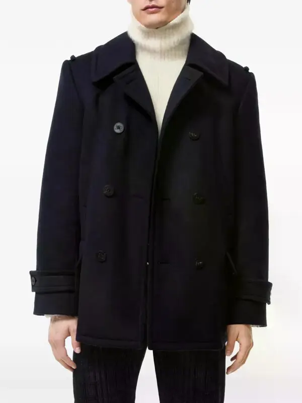 Burberry Wool Cashmere Pea Coat