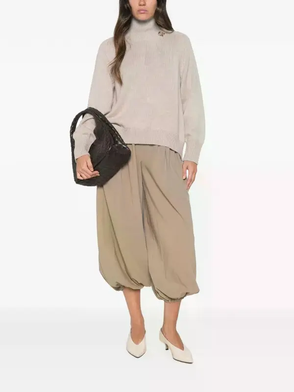 Fabiana Filippi Embellished High-neck Sweater
