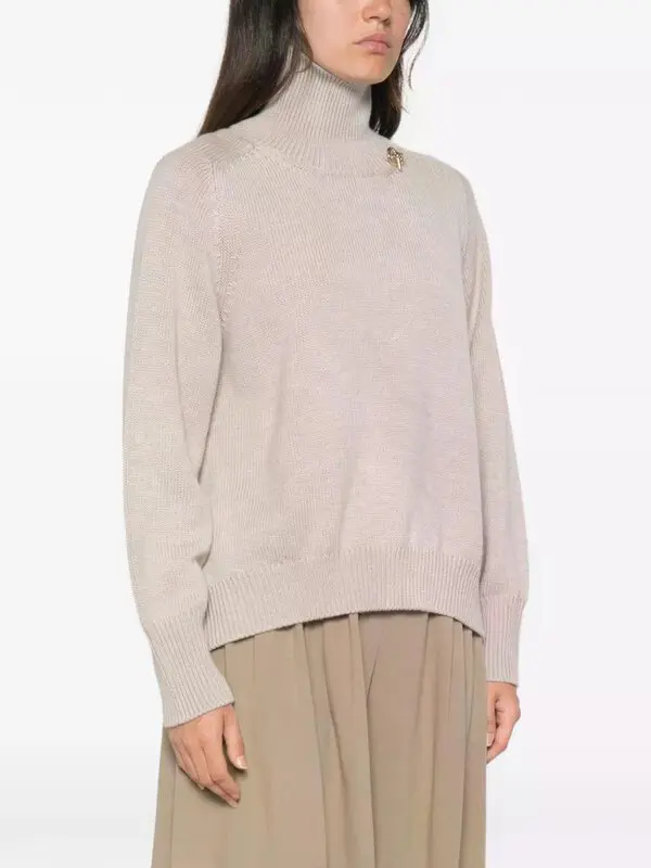 Fabiana Filippi Embellished High-neck Sweater
