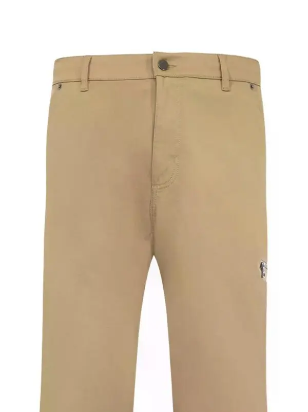 Moncler Logo-patch Straight-leg Trousers