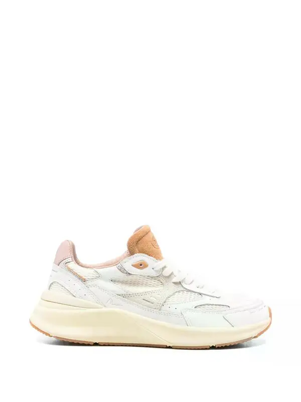 D.a.t.e. Panelled Lace-up Sneakers - White