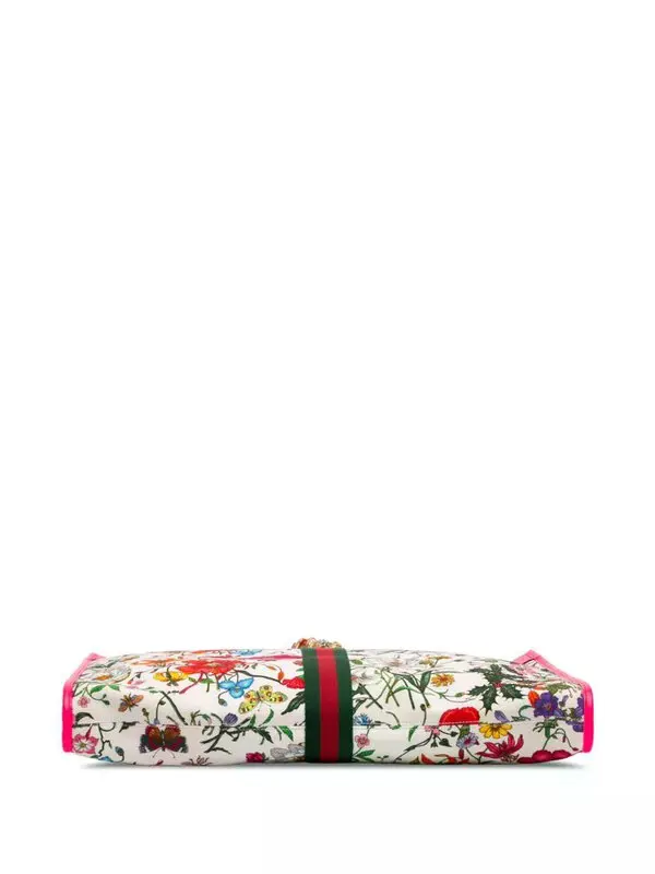 Gucci 2016-2026 Large Canvas Web Flora Rajah Tote Bag