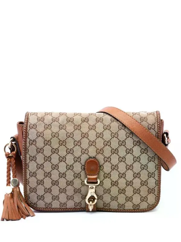 Gucci 2016-2026 Gg Canvas Marrakech Crossbody Bag - Neutrals