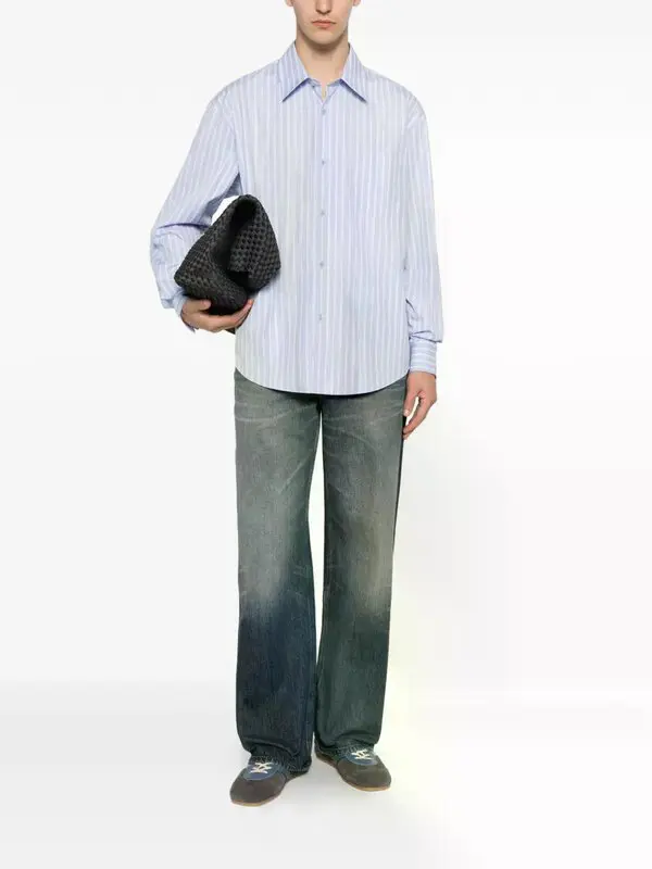 Sandro Faded-effect Wide-leg Jeans
