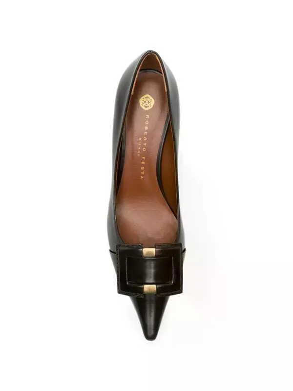 Roberto Festa Buckle-detail Pointed-toe Pumps
