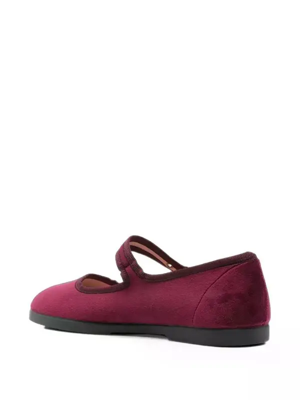 Victoria Beckham Buckle-strap Ballet Flats