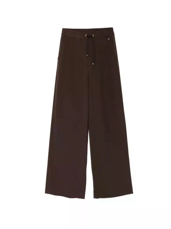 Herno Drawstring Wide-leg Trousers - Brown