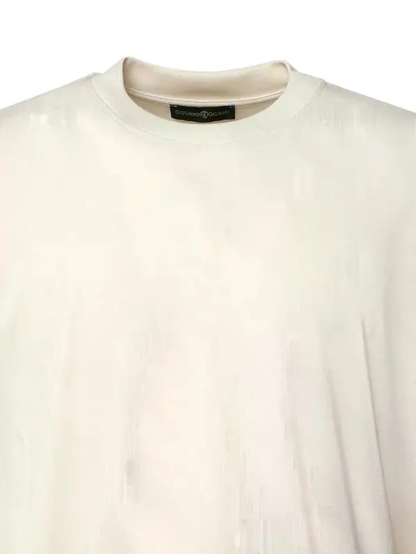 GIULIANO GALIANO Crew-neck T-shirt - White