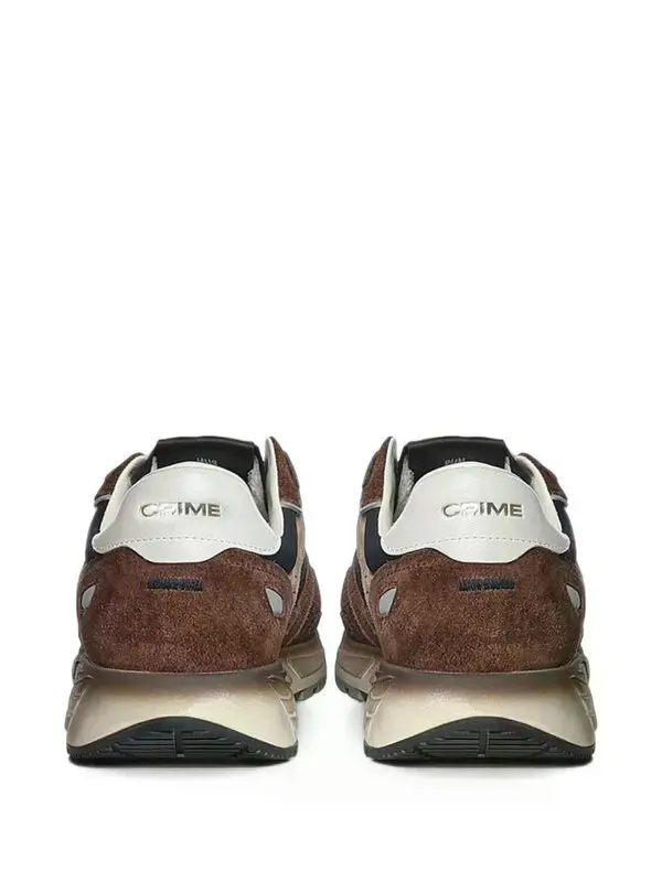 CRIME LONDON Rush Suede Panelled Sneakers