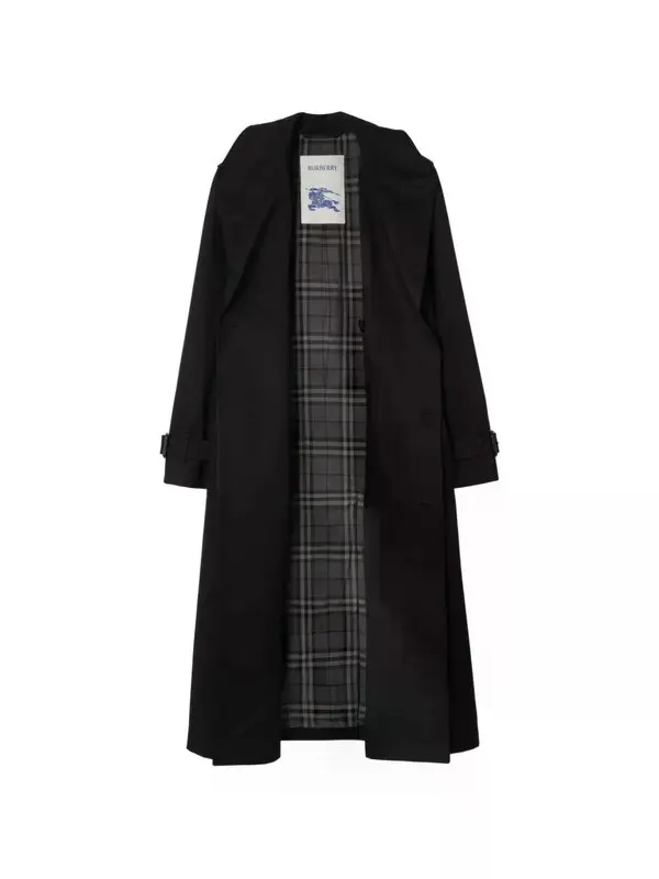 Burberry Long Gabardine Hoxton Trench Coat