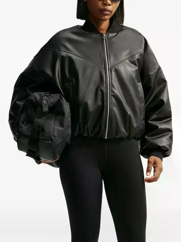 Nike Logo-embossed Bomber Jacket