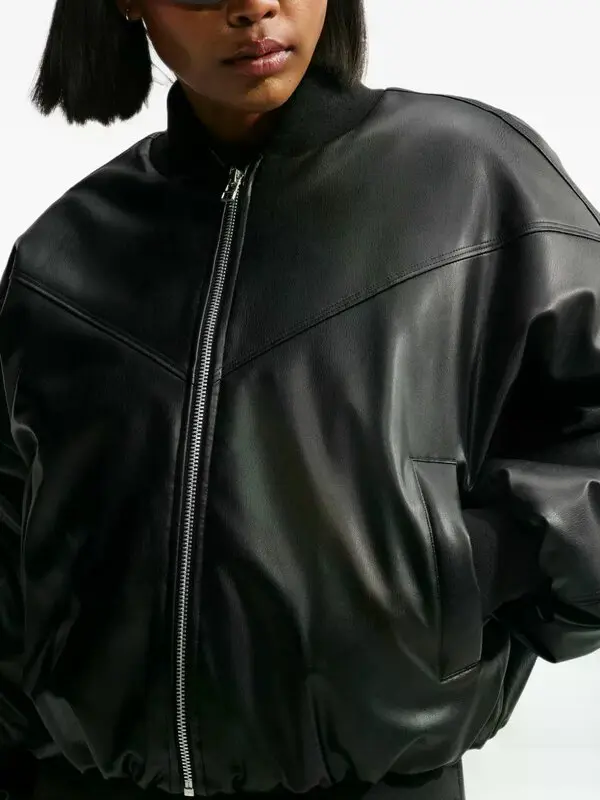 Nike Logo-embossed Bomber Jacket