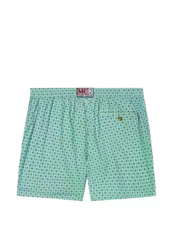 MC2 SAINT BARTH Geometric-print Drawstring Swim Shorts