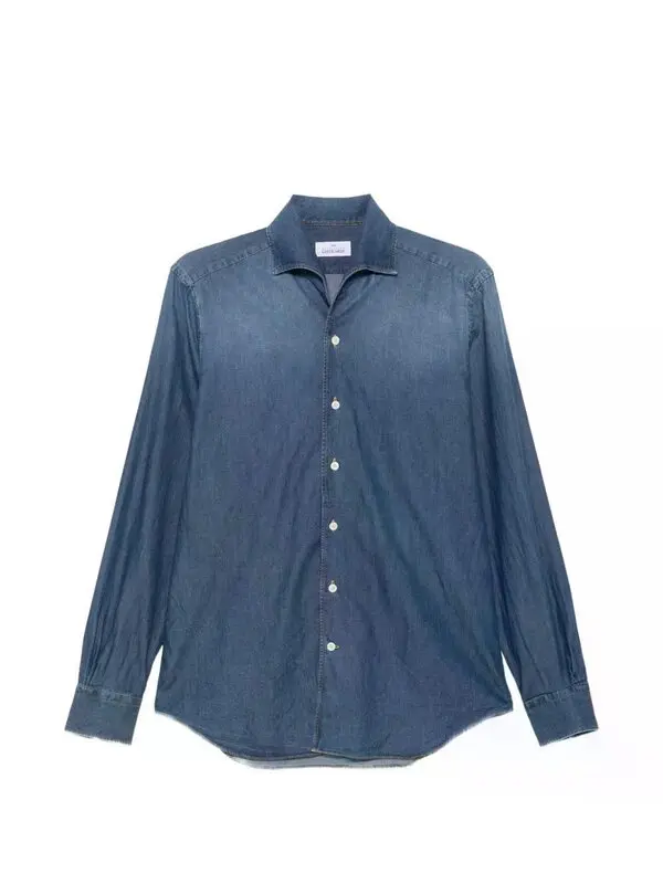 ALESSANDRO GHERARDI Washed Denim Shirt - Blue