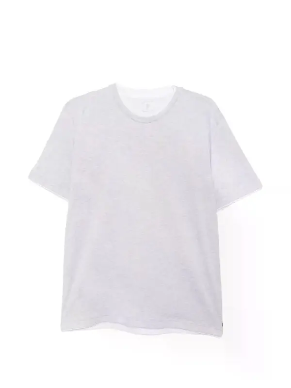 Eleventy Double-layer T-shirt - Grey