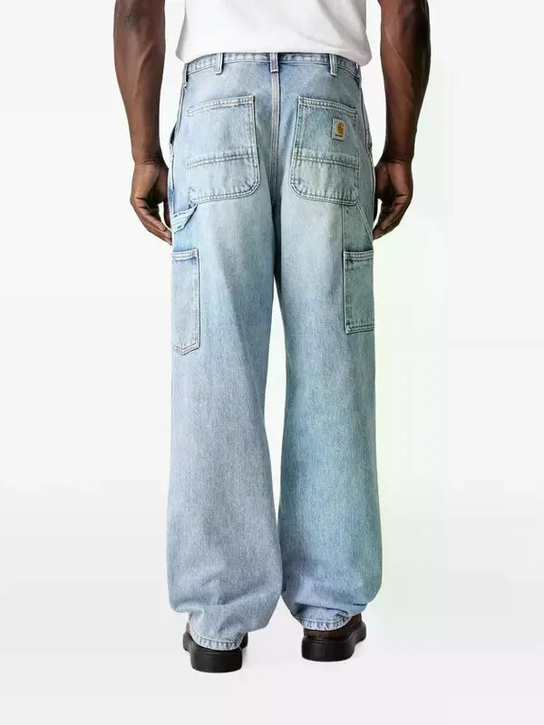 Carhartt Work In Progress Single Knee Logo-patch Jeans