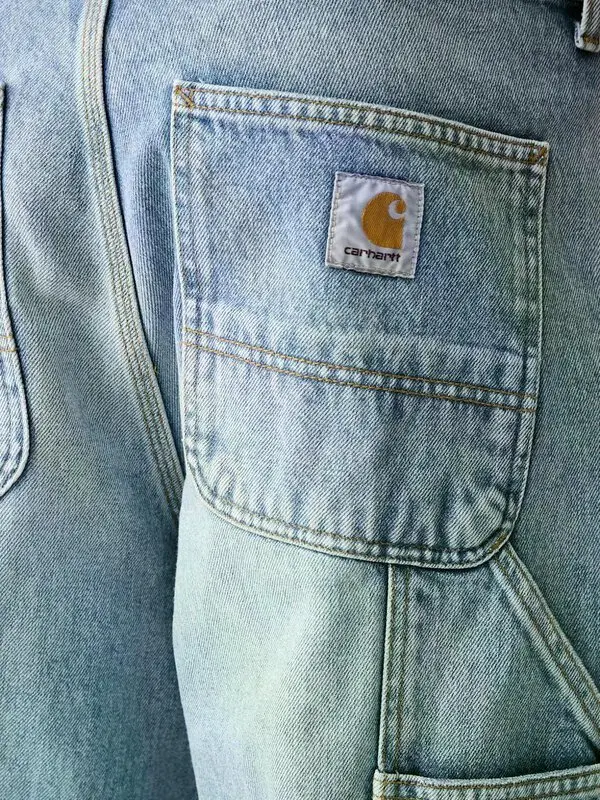 Carhartt Work In Progress Single Knee Logo-patch Jeans