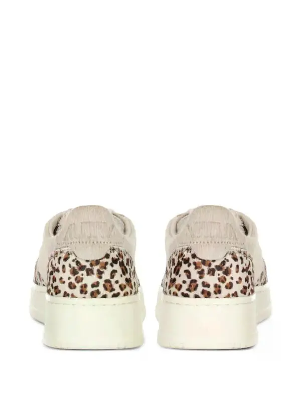 AUTRY Animal Pattern Lace-up Sneakers