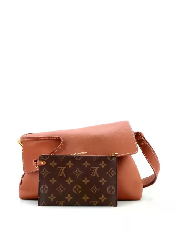 LOUIS VUITTON Low Key Messenger Bag Leather Shoulder Bag
