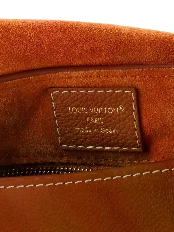 LOUIS VUITTON Low Key Messenger Bag Leather Shoulder Bag