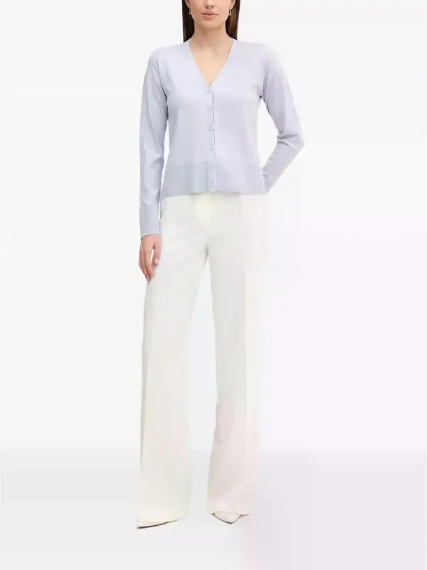 Sisley V-neck Button-up Cardigan
