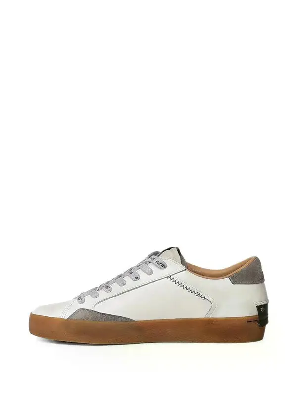 CRIME LONDON Distressed-effect Panelled Sneakers