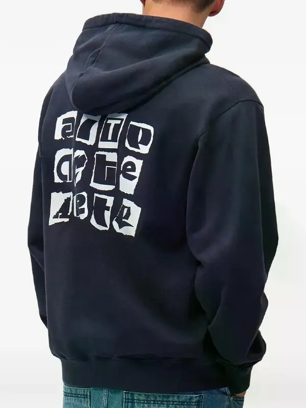 ARTE ANTWERP Graphic-print Drawstring Hoodie