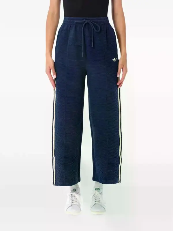 Adidas Firebird Cropped Track Pants - Blue