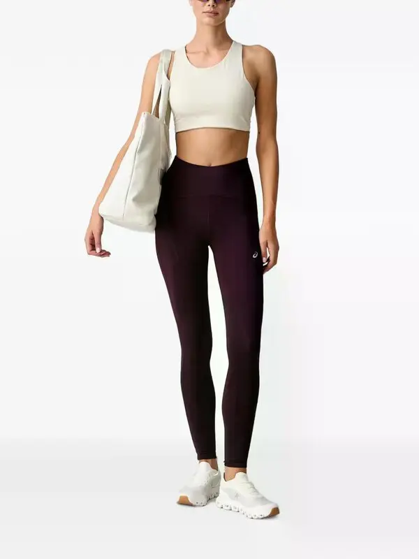 Asics Road Logo-print Performance Leggings