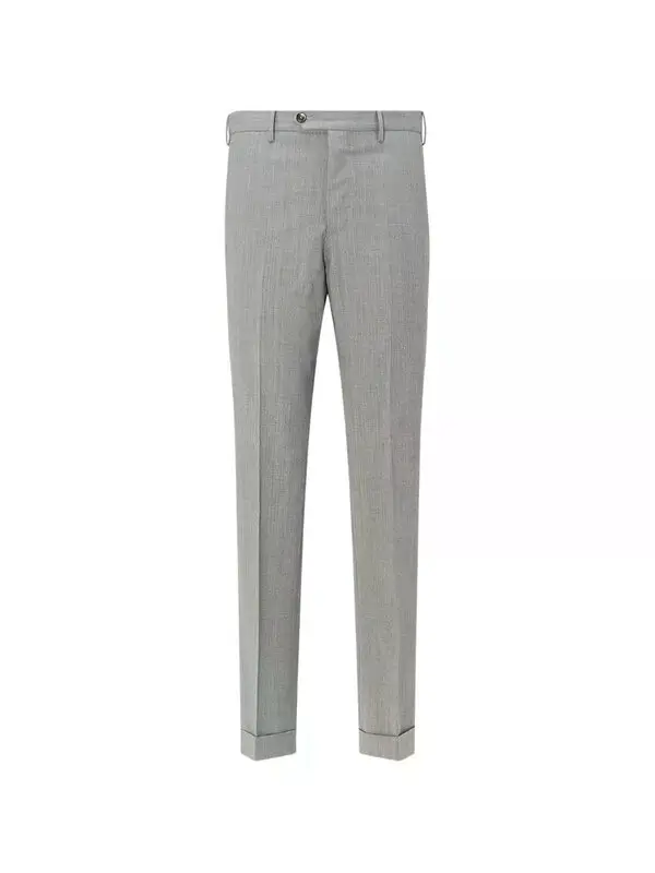 PT TORINO Mid-rise Turn-up Trousers