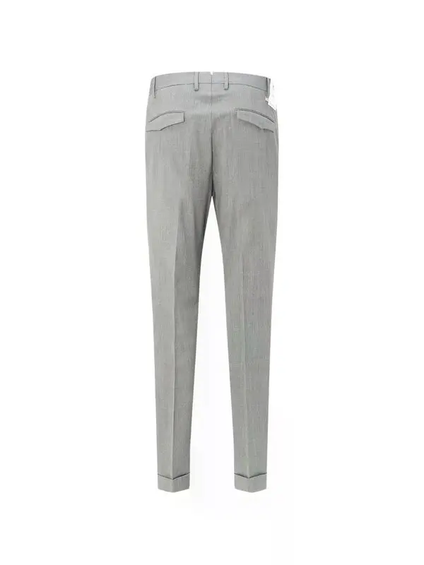 PT TORINO Mid-rise Turn-up Trousers