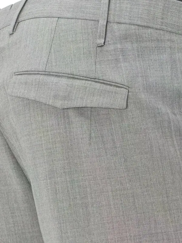 PT TORINO Mid-rise Turn-up Trousers