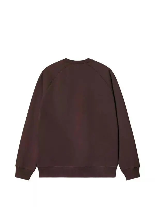 Carhartt Work In Progress Chase Logo-embroidered Raglan-sleeve Sweatshirt
