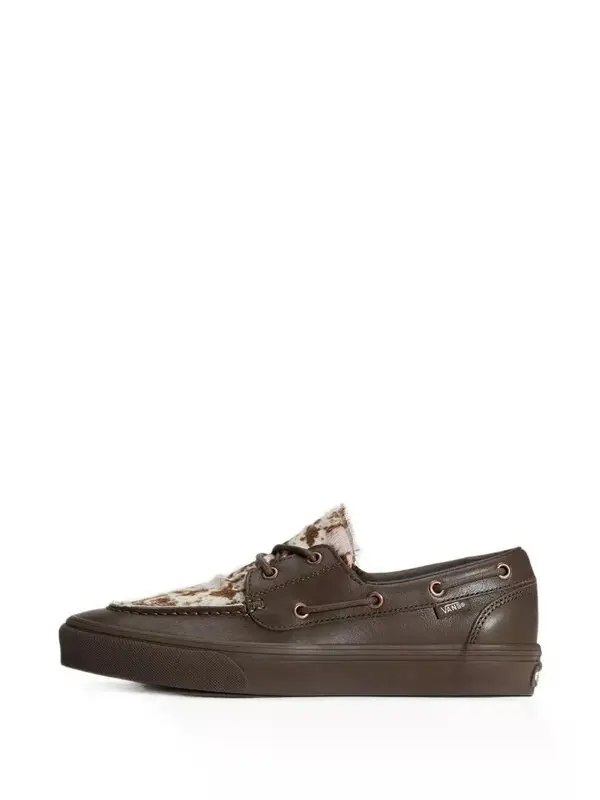 VANS Cow-print Panelled Shoes - Brown