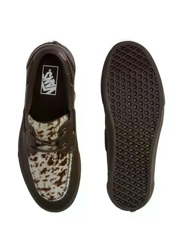 VANS Cow-print Panelled Shoes