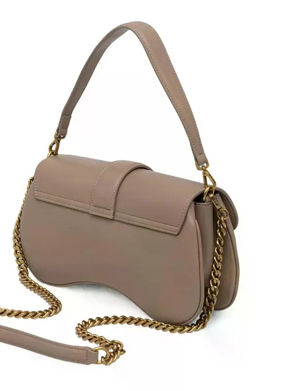 Just Cavalli Snake Plaque Curved Tote Bag