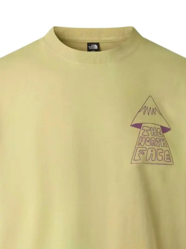 The North Face Logo-print Cotton T-shirt - Green