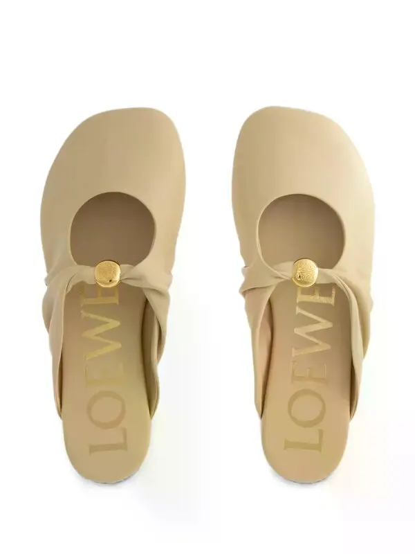 Loewe Pebble Gathered Mules