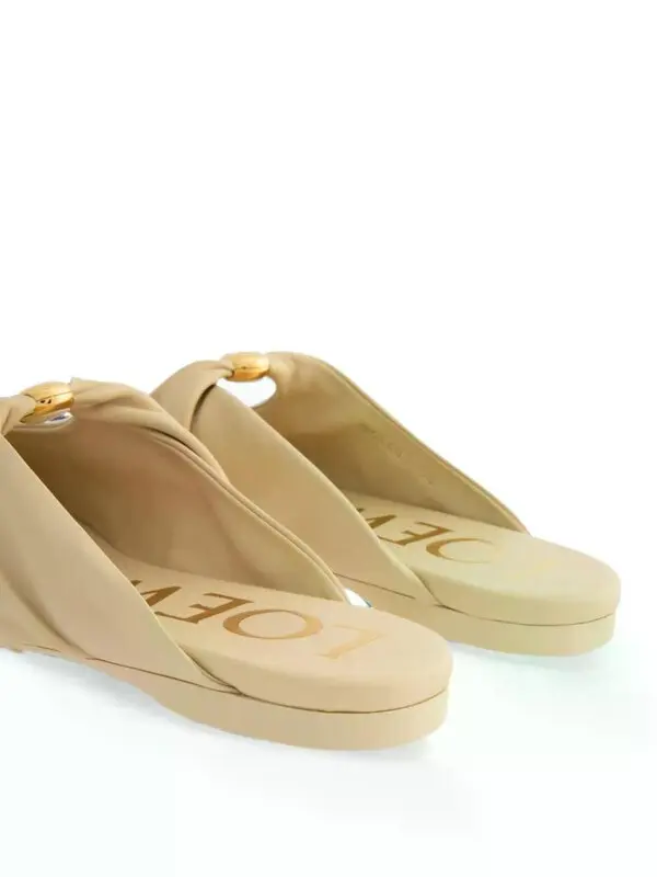 Loewe Pebble Gathered Mules