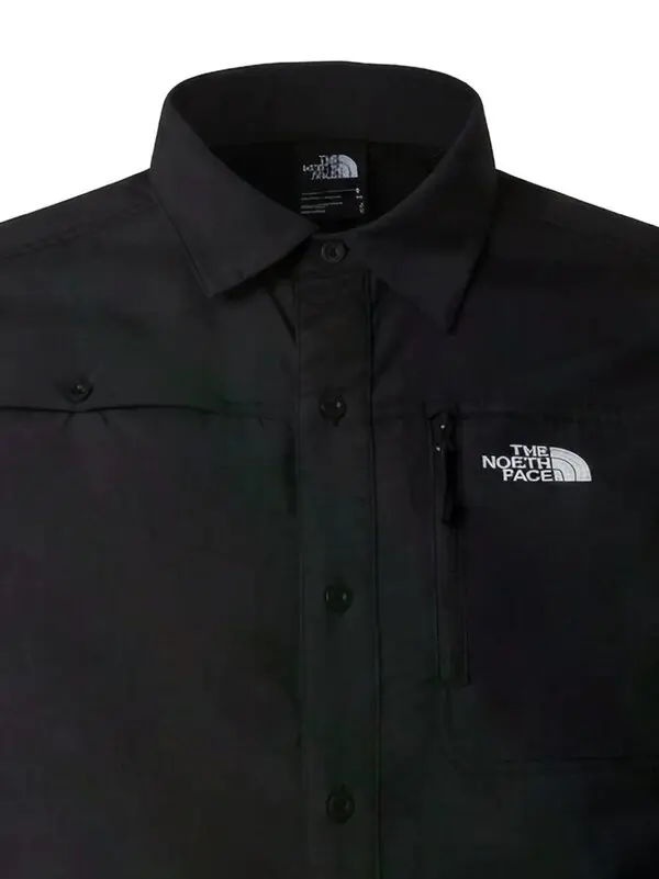 The North Face Logo-print Zip-pocket Shirt