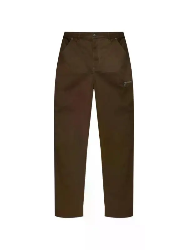 Moncler Logo-patch Trousers - Green