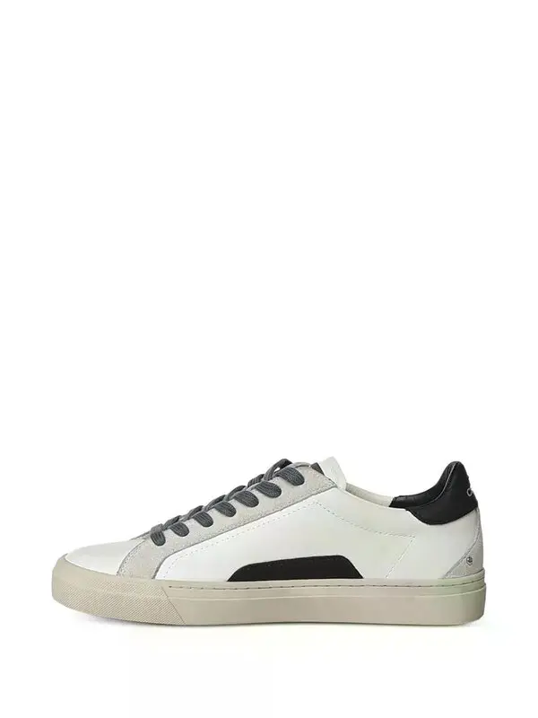CRIME LONDON Essential Contrast-panel Leather Sneakers