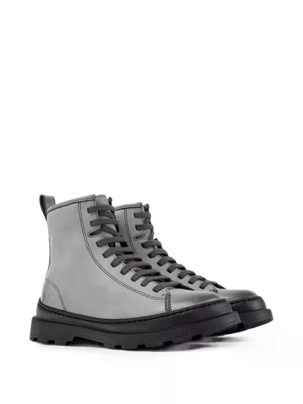 Camper Brutus+ Lace-up Ankle Boots - Grey