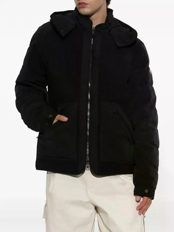 Moncler Pelat Hooded Puffer Jacket - Black
