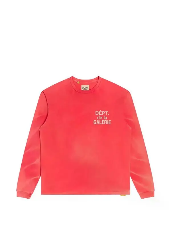 GALLERY DEPT. Logo-print Long-sleeved T-shirt - Red