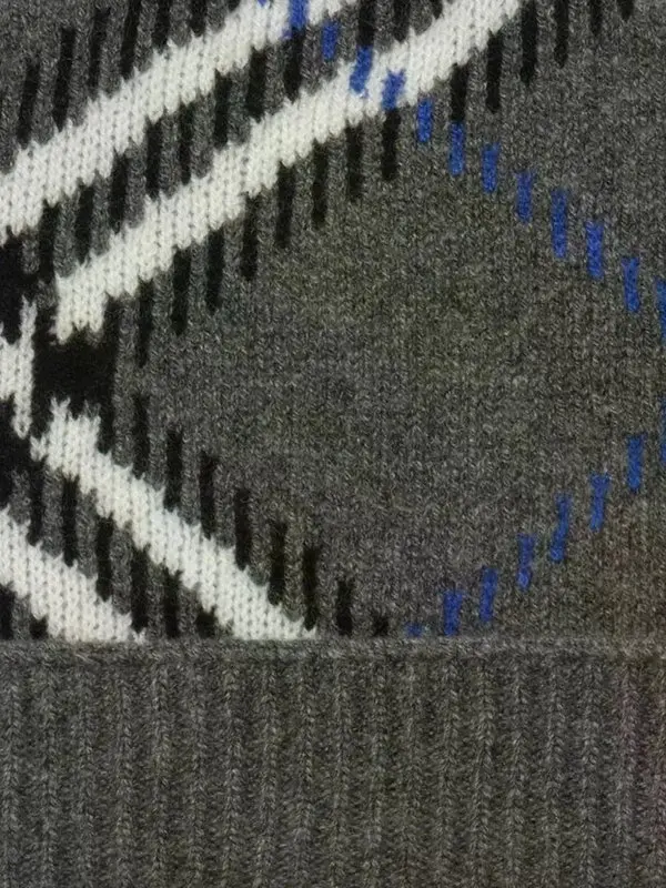 Burberry Check Cashmere-blend Beanie